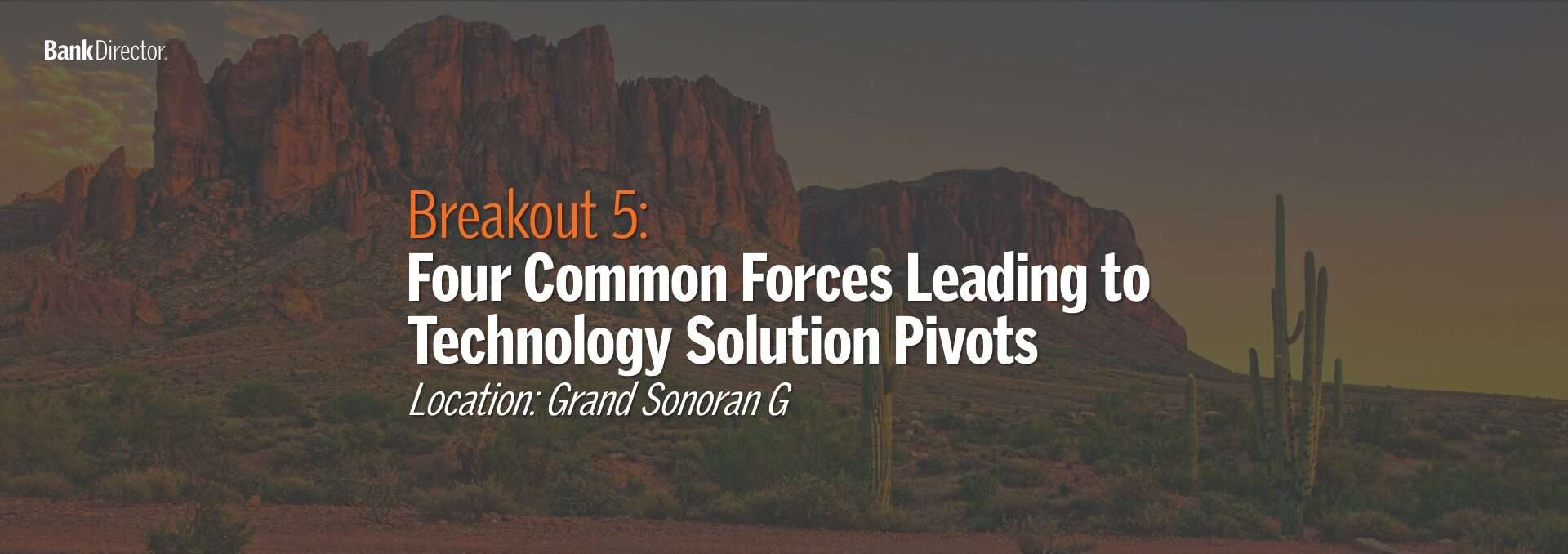 Breakout 5: Four Common Forces Leading to Technology Solution Pivots ...